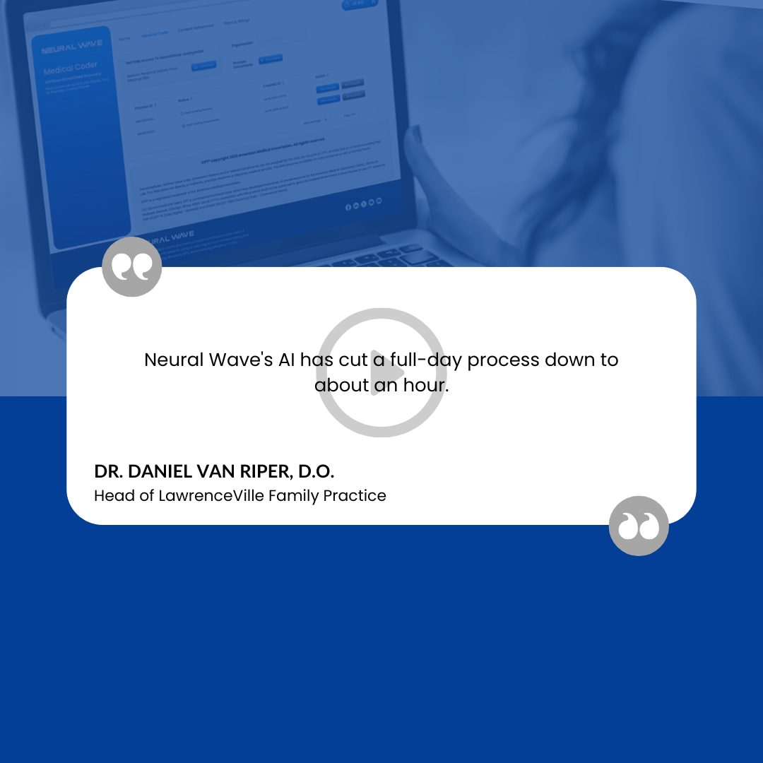 Neural Wave Ai For Healthcare Automate Non Billable Tasks And Focus On